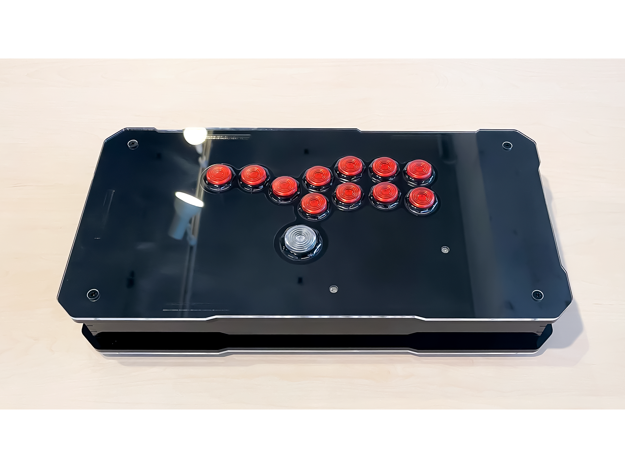 ZERO TWO STICKLESS [All-Button] Rev2 Clear/Black Case Kit – Akecon-アケ魂-